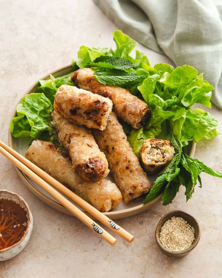 Nems au poulet croustillants I Recette facile à faire maison